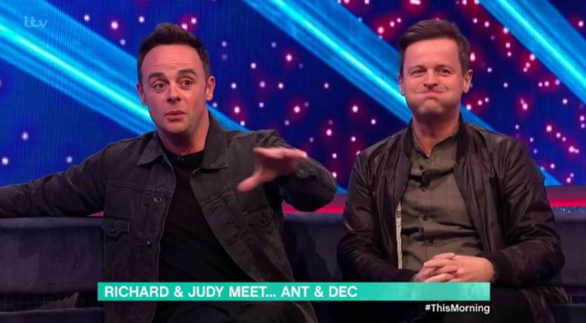 Ant McPartlin laughs off Richard Madeley's 'breakdown' joke This Morning