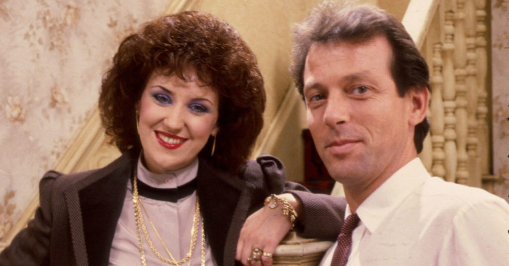 Who played Angie Watts in EastEnders? What happened to her?