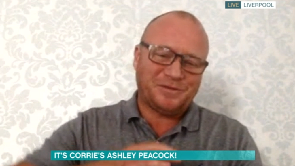 This Morning: Coronation Street star Steven Arnold looks unrecognisable