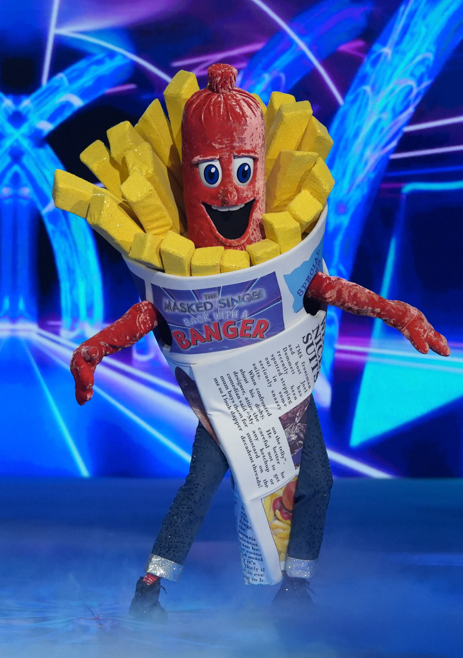 Masked Singer UK: Sausage makes last-minute change to their outfit