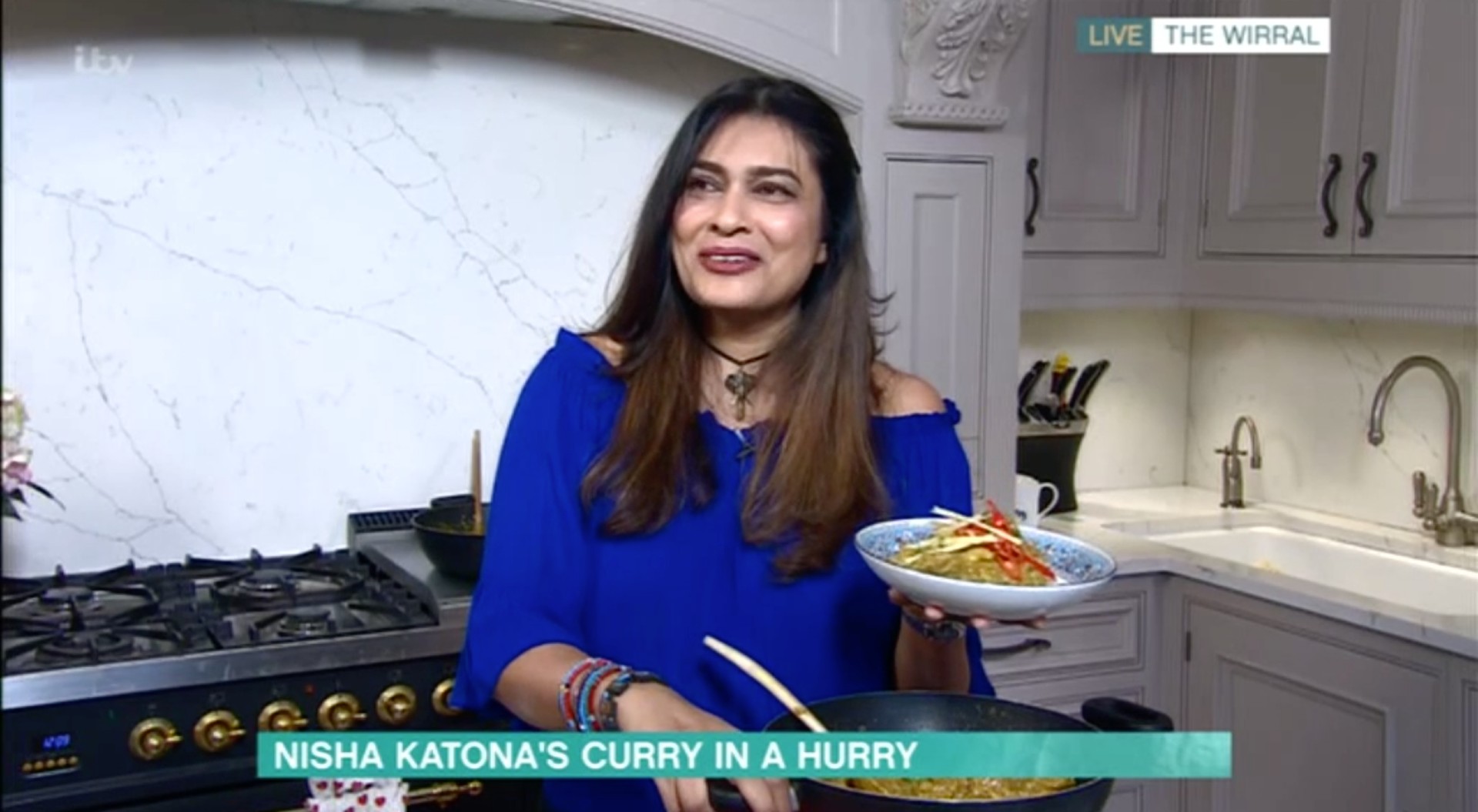 Nisha Katona cooks fish and chips on This Morning, not related to Kerry ...