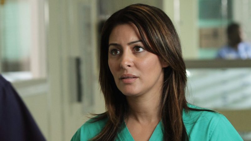 Laila Rouass returns as Sahira Shah in Holby City after a decade