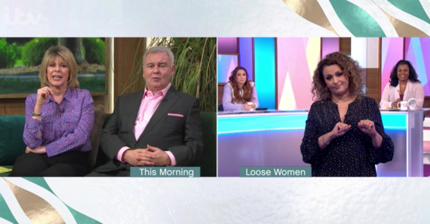 This Morning: Ruth Langsford complains over 'tight' dress after dancing