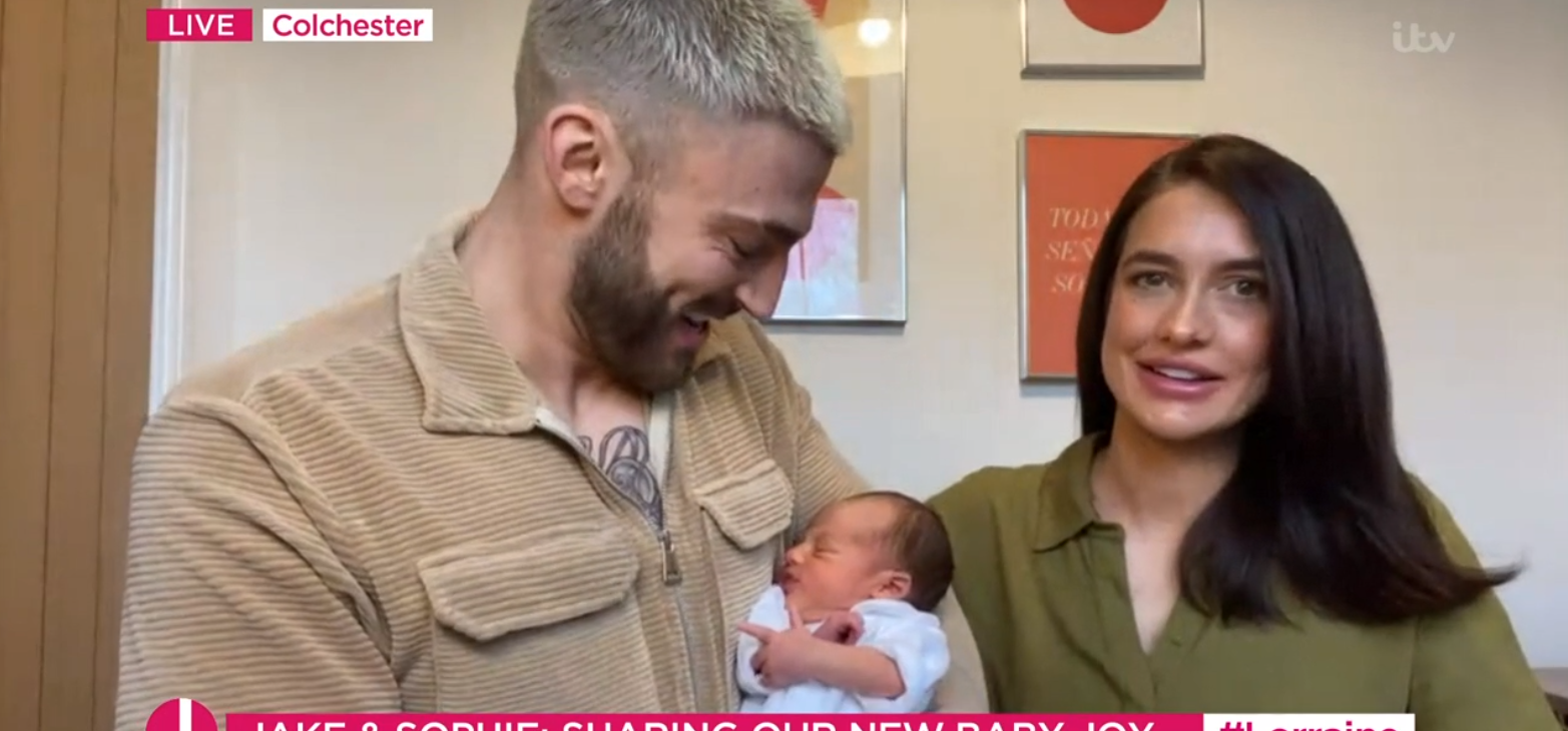 Jake Quickenden mum meets baby son Leo for first time