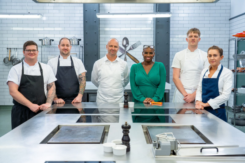 Chef Simon Rogan guest judges on Great British Menu judge on BBC Two