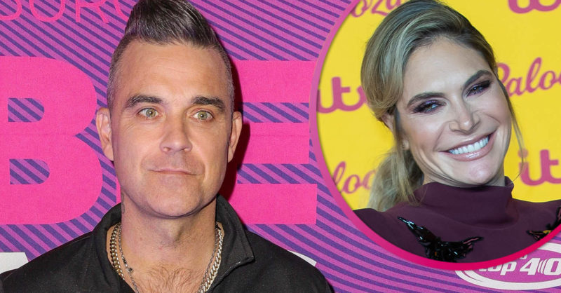 Robbie Williams shows off BALD head after wife Ayda Field shaves hair