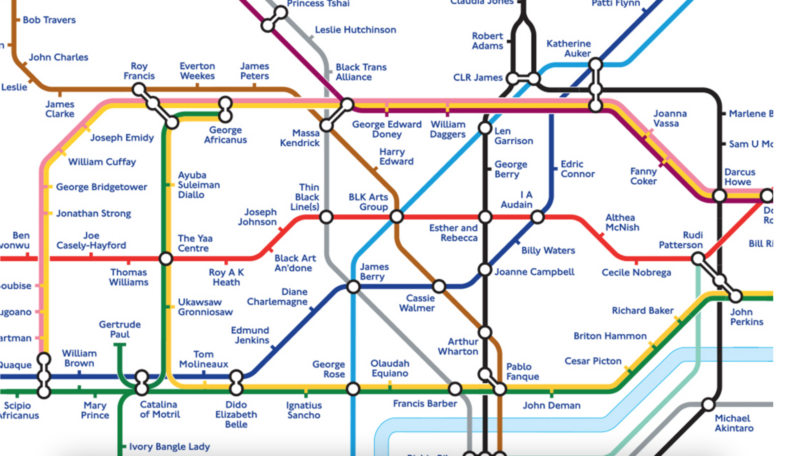 Black history tube map: TfL recreate iconic map in honour of Black ...