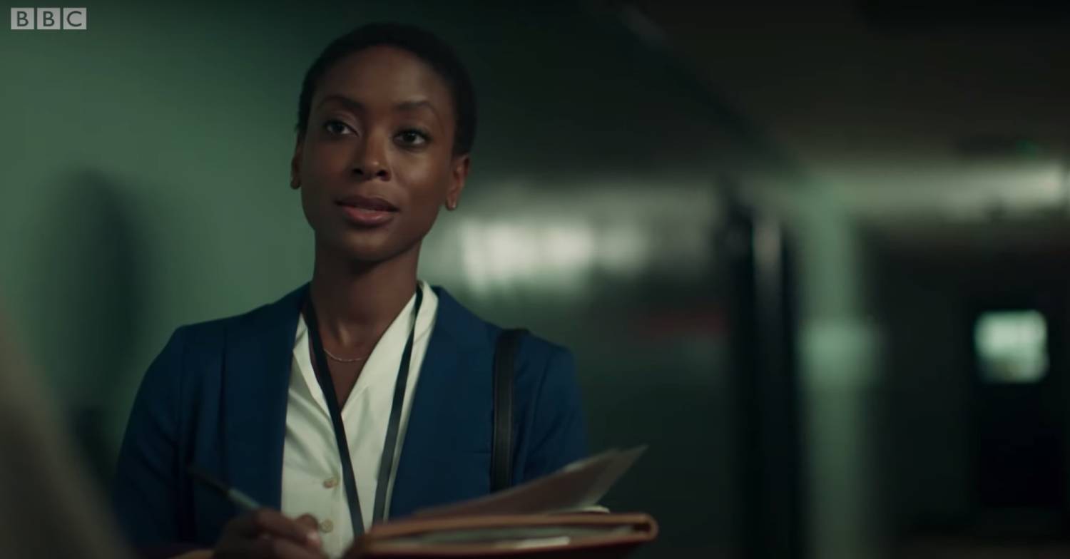 Meet the Showtrial cast: Tracy Ifeachor, Celine Buckens, and James Frain