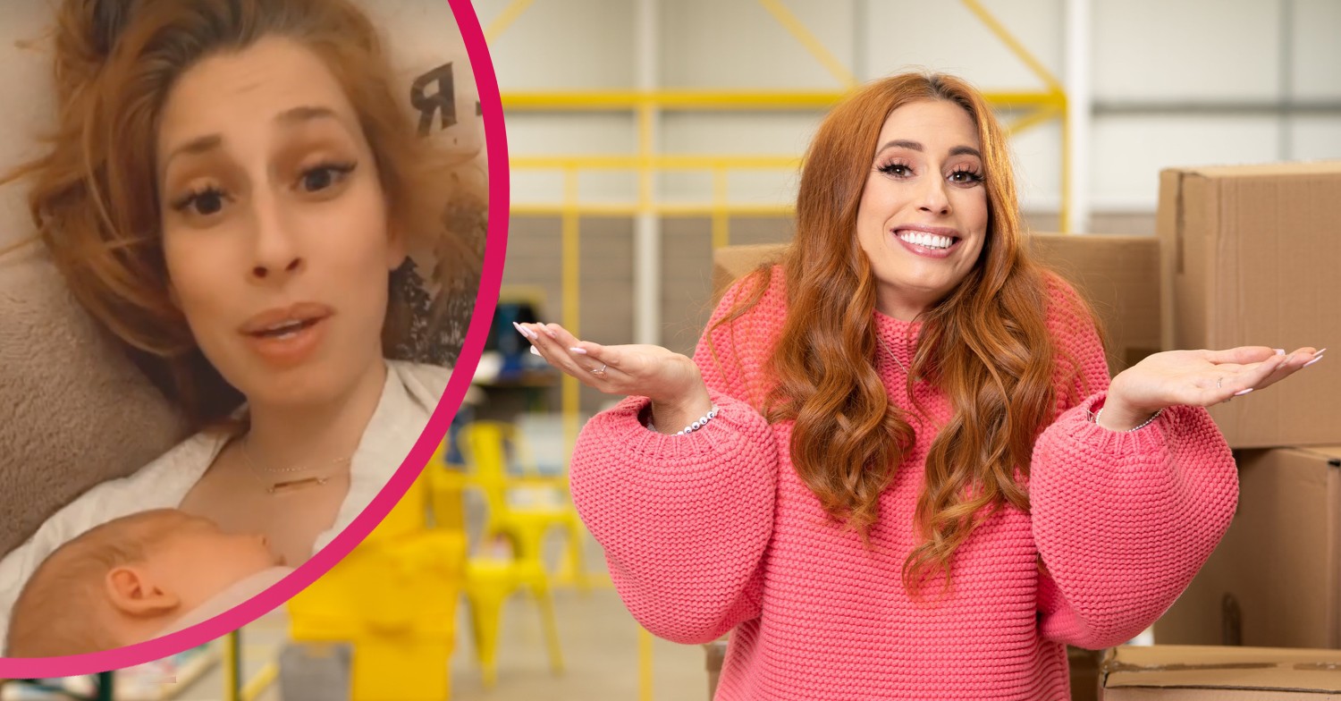 Stacey Solomon shares cute video as baby Rose smiles for the first time