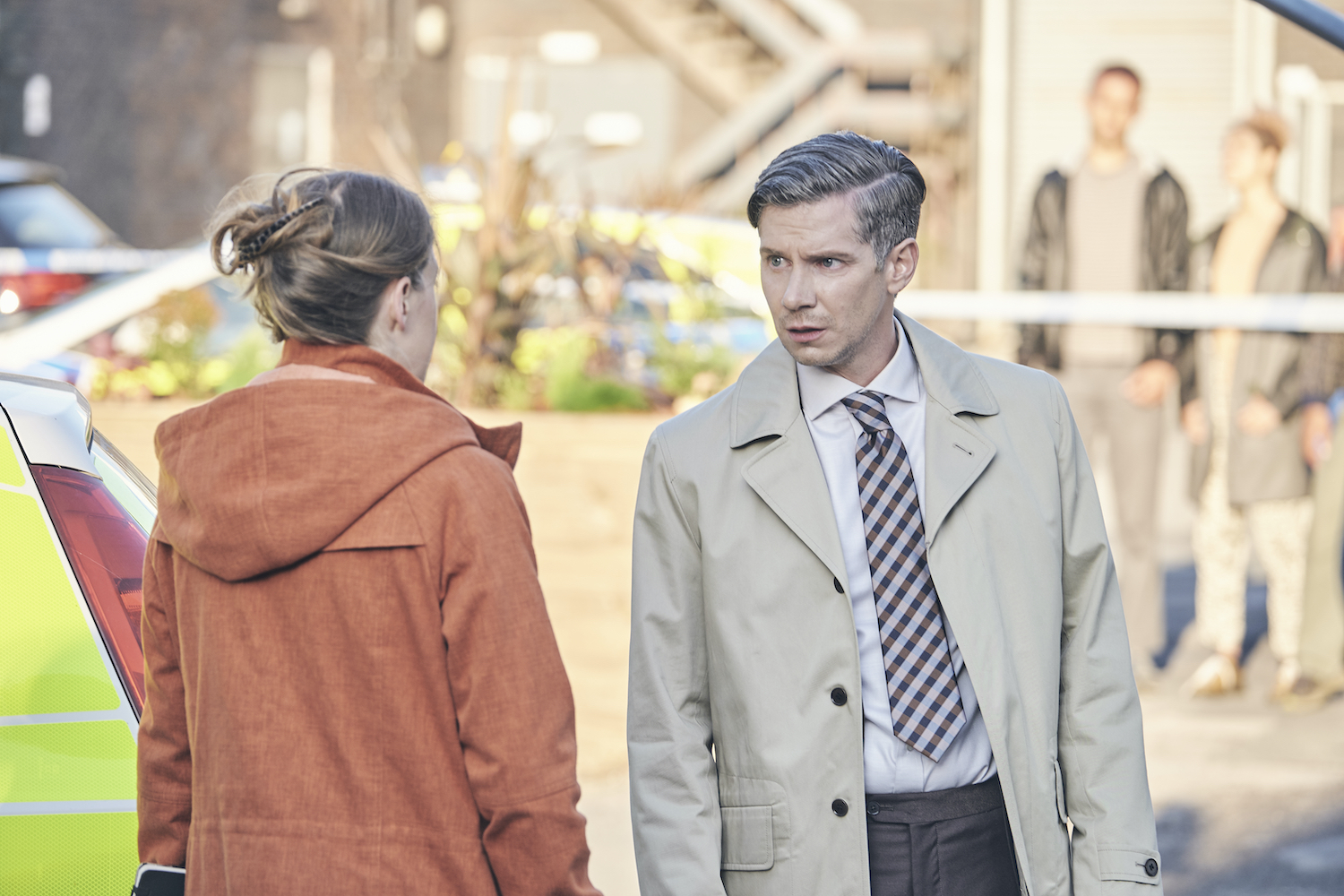 Karl Davies stars in ITV's The Tower, former Emmerdale actor returns