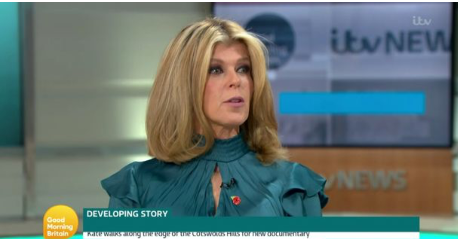 Kate Garraway battled secret illness after filming Walking With for the BBC