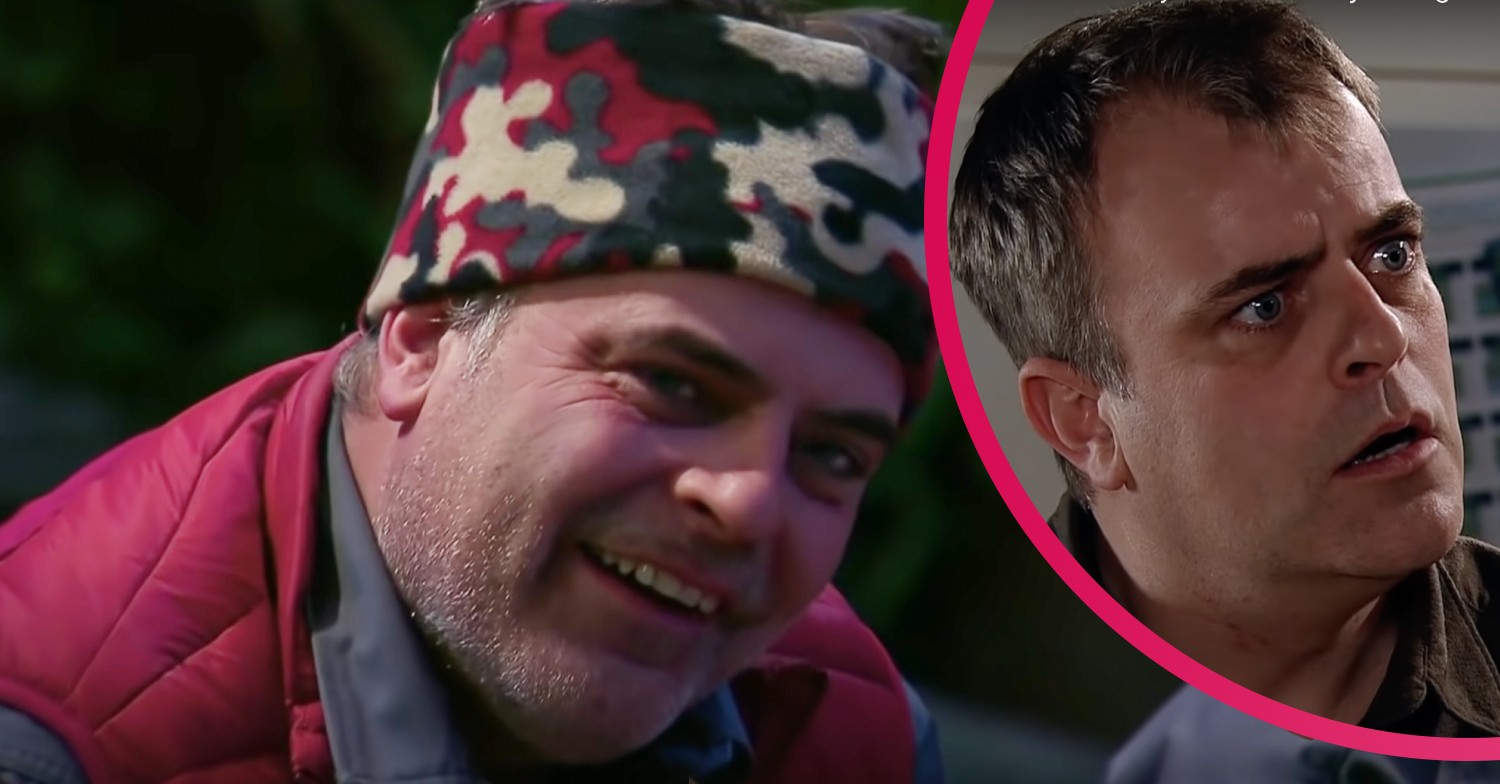 I'm A Celebrity star Simon Gregson poses 'naked' on Corrie set