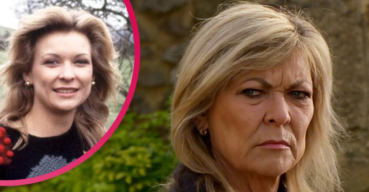 Who is Kim Tate in Emmerdale? How many husbands has she had?