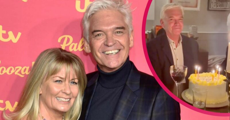 Phillip Schofield celebrates 60th birthday with ex-wife and celebrity pals