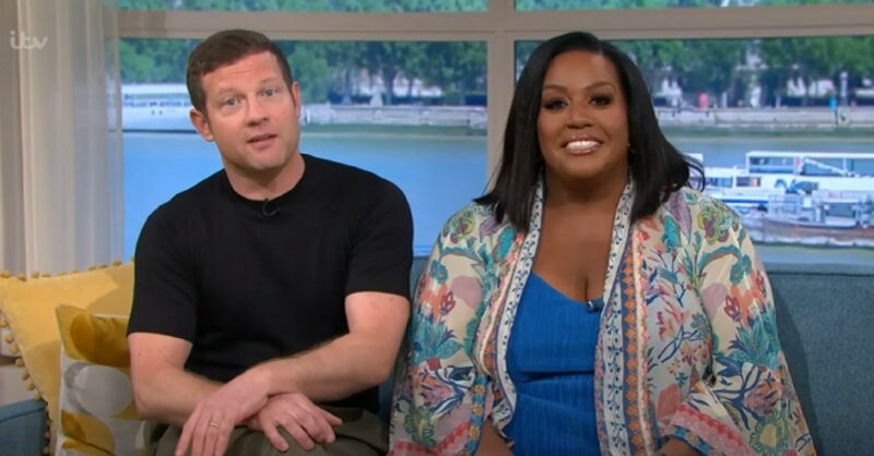 This Morning host Alison Hammond distracts viewers today