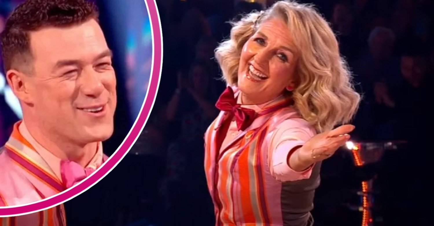 Strictly: Kaye Adams kicking herself as she apologises to partner