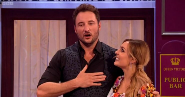 James Bye gets emotional on Strictly with EastEnders tribute dance