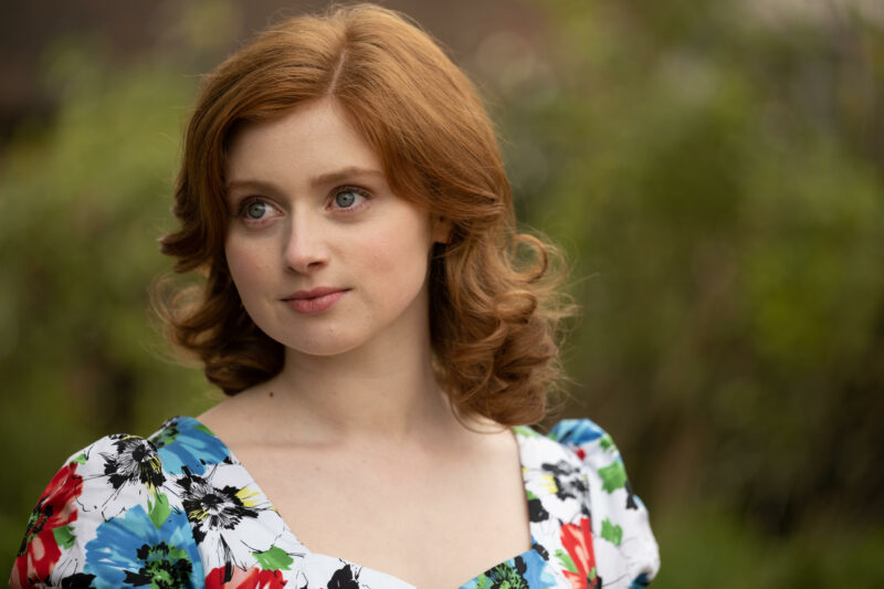 Lydia Page stars as Primrose in new season of The Larkins on ITV