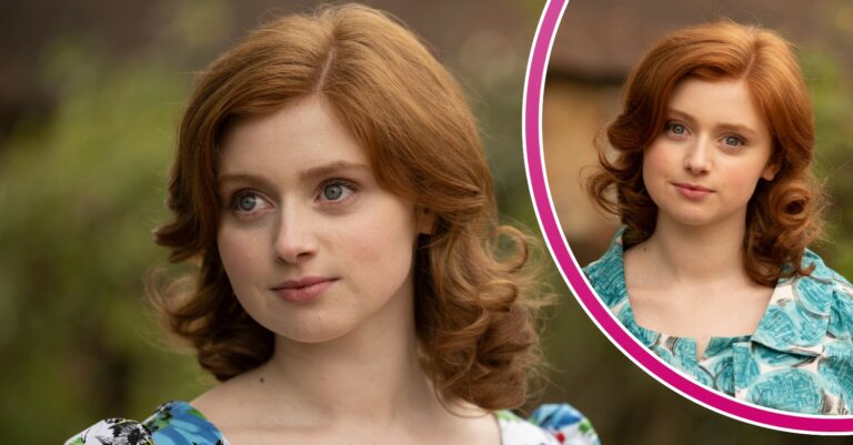 Lydia Page stars as Primrose in new season of The Larkins on ITV