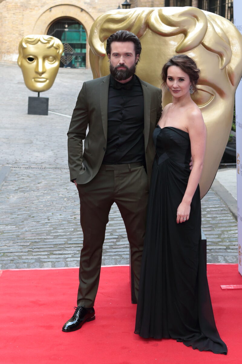 Hollyoaks: Emmett J. Scanlan and Claire Cooper welcome baby