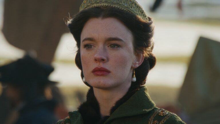 Amy James-Kelly stars as Anne Boleyn in Netflix's Blood, Sex & Royalty
