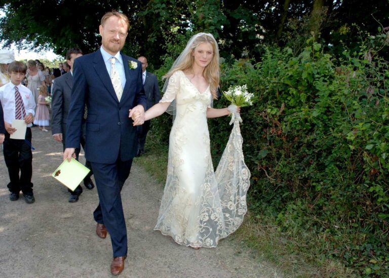 Emilia Fox - her current partner, and the husband she left