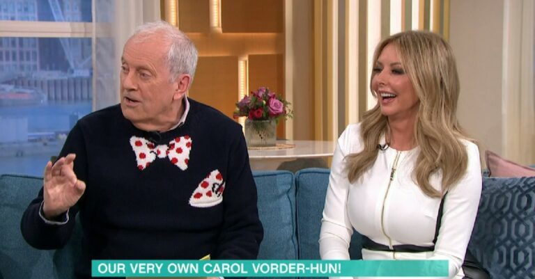This Morning: Carol Vorderman flustered over sex life question