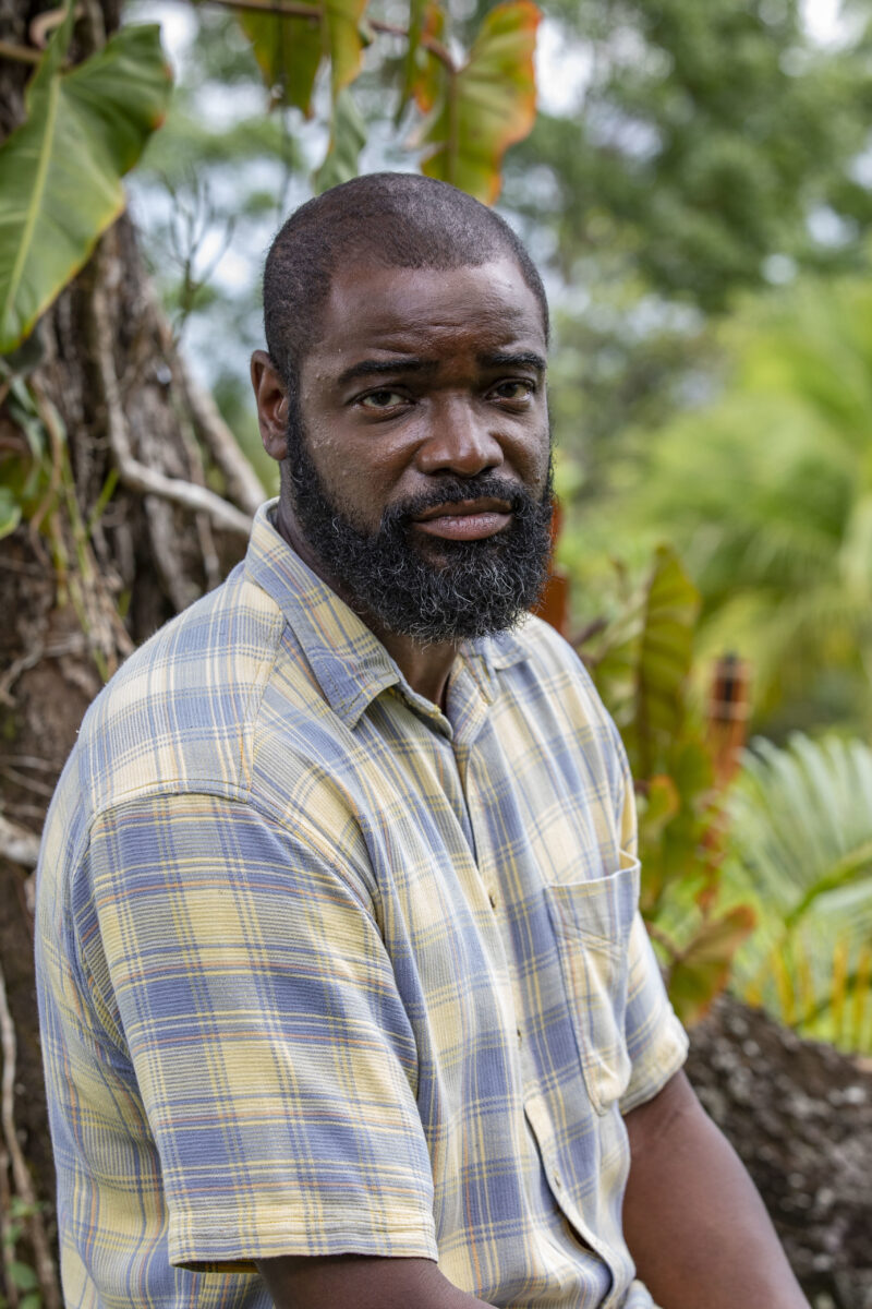 Micah Balfour guest stars in Death in Paradise, with Genesis Lynea
