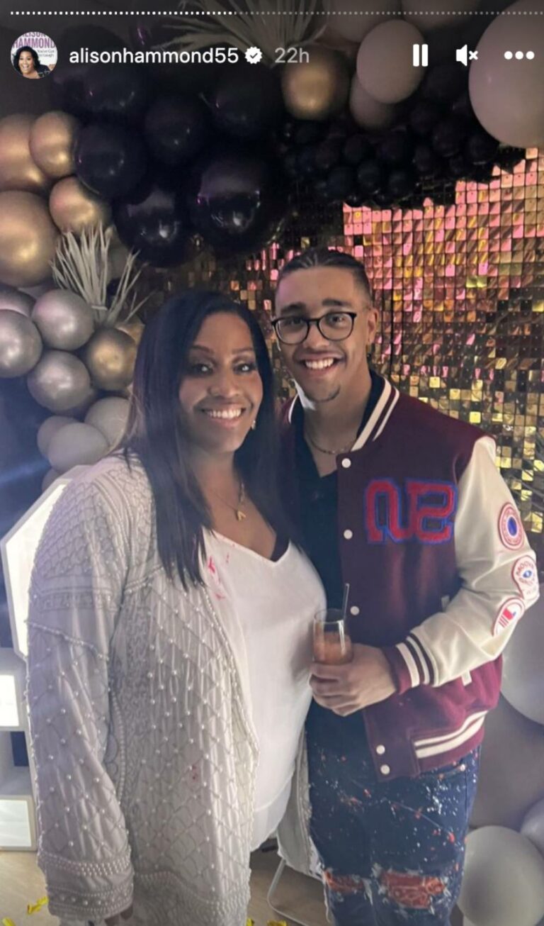 Alison Hammond's son Aidan likened to ITV co-star at birthday bash