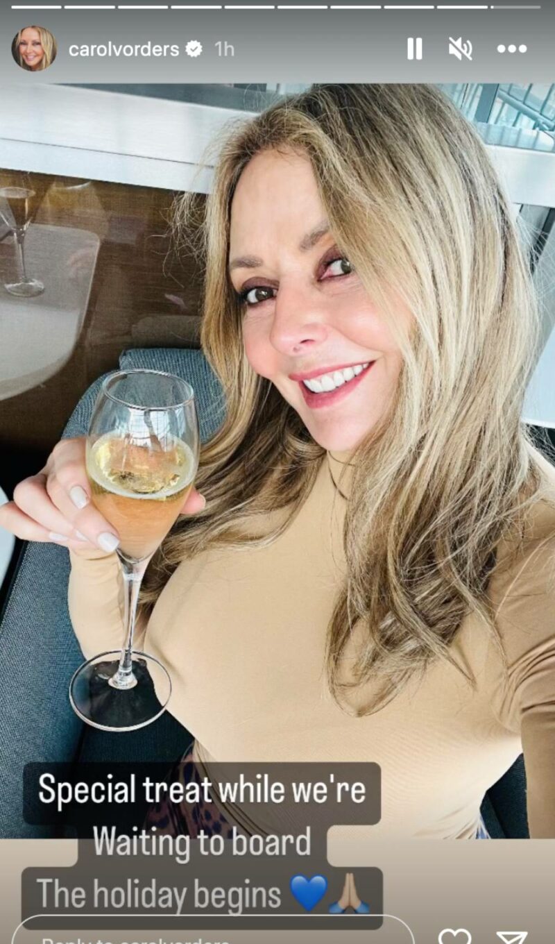 Carol Vorderman wows in tight red pants on Instagram