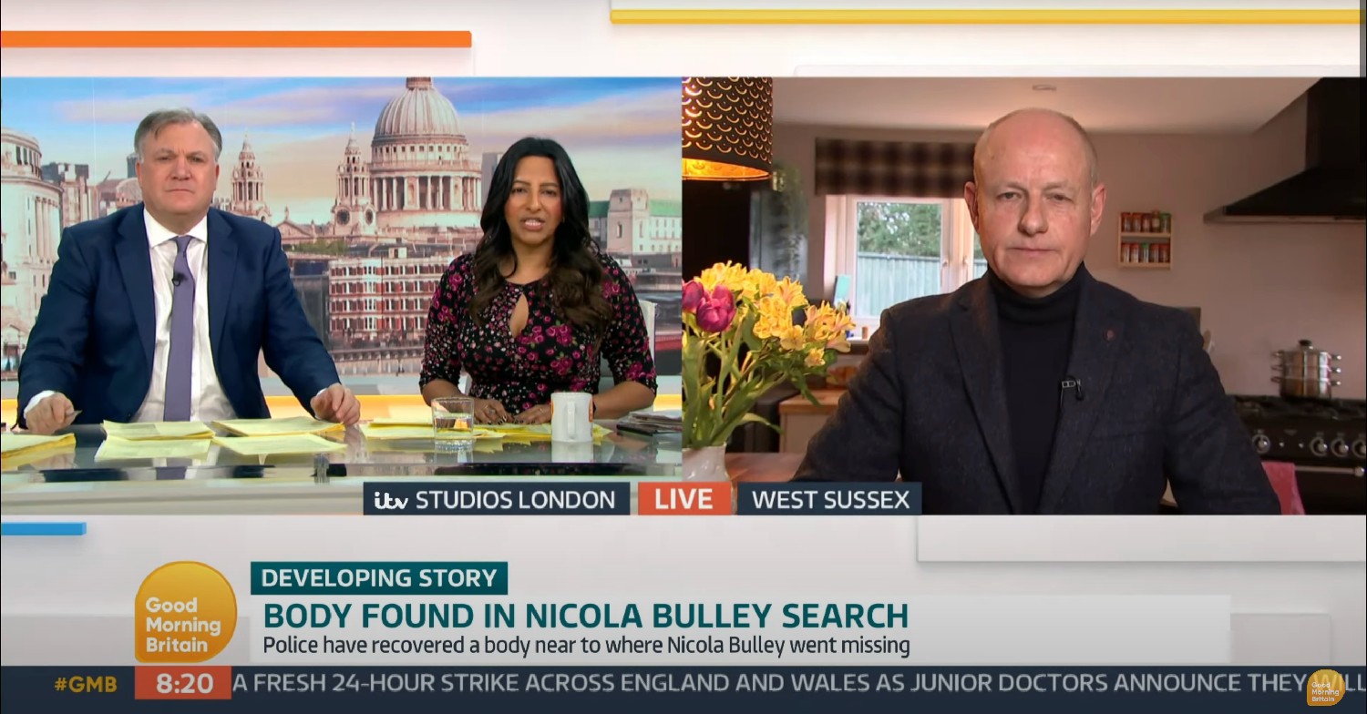 Nicola Bulley: Peter Faulding interview on GMB slammed