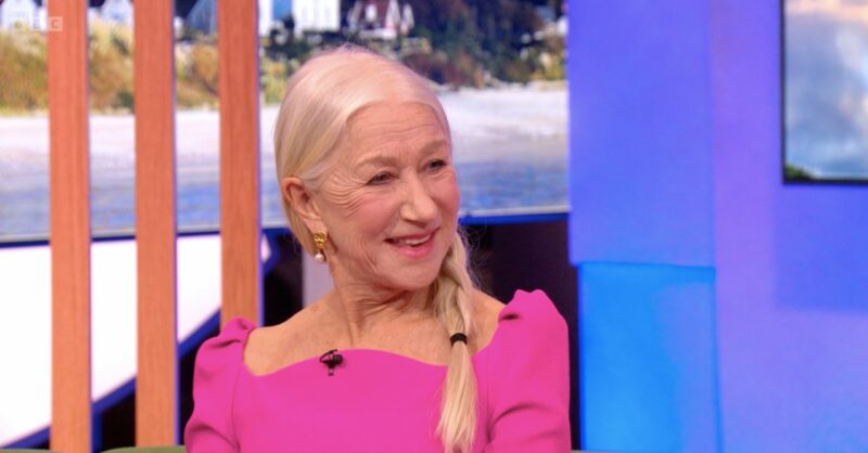 Helen Mirren ridiculed for appearance on The One Show