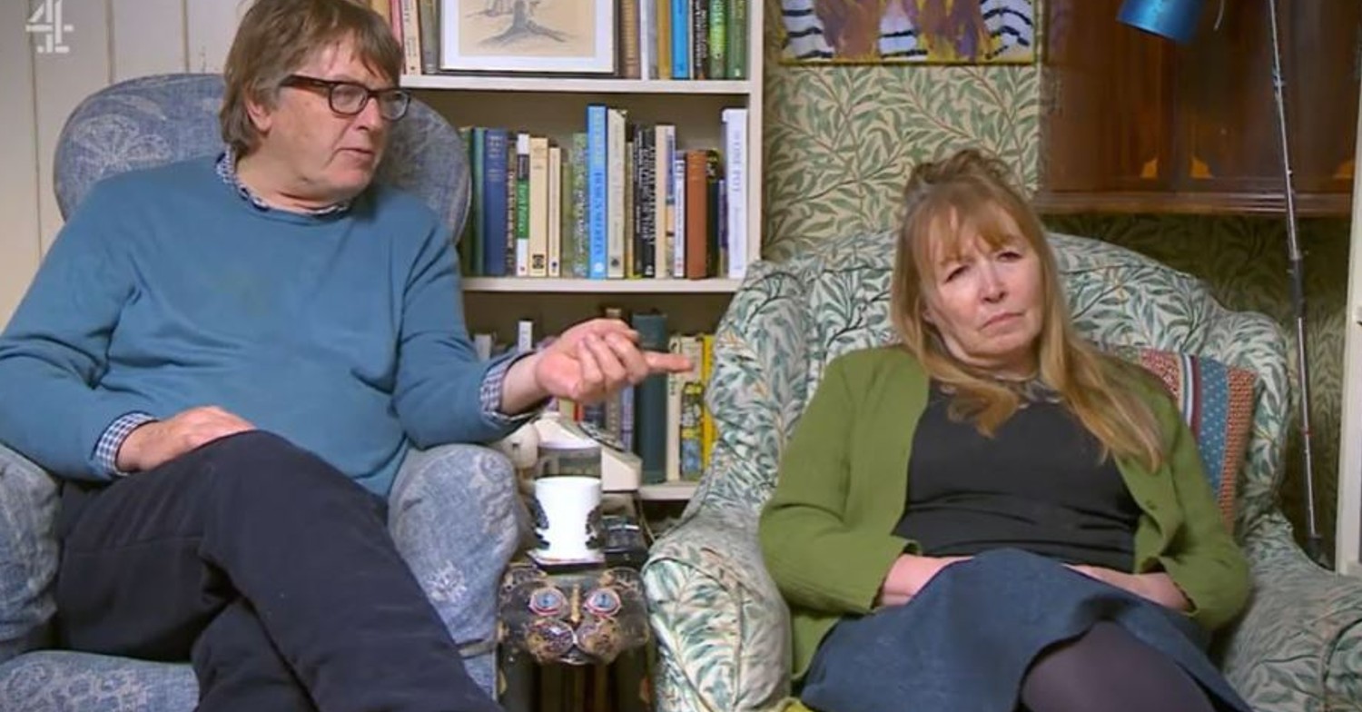 Gogglebox star Mary Killen swears at husband Giles during show