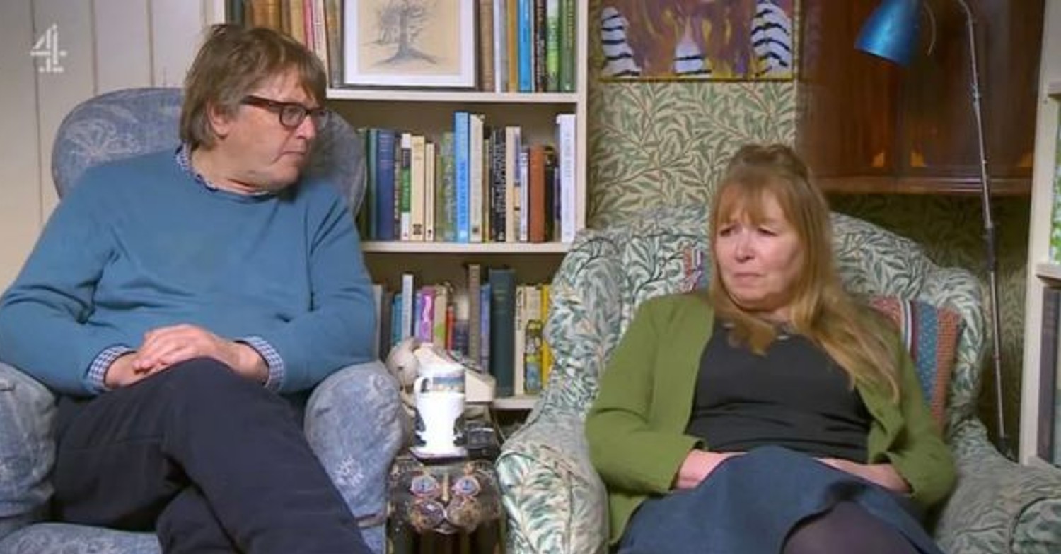 Gogglebox star Mary Killen swears at husband Giles during show