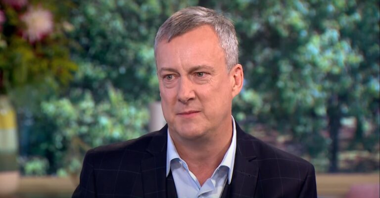 Stephen Tompkinson in court after being accused of battering man