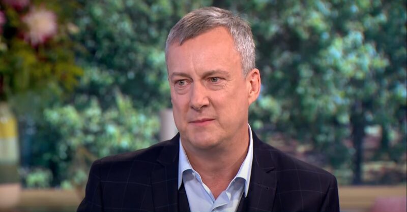 Stephen Tompkinson in court after being accused of battering man
