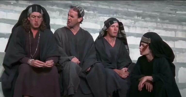 John Cleese forced to cut Life of Brian men having babies scene