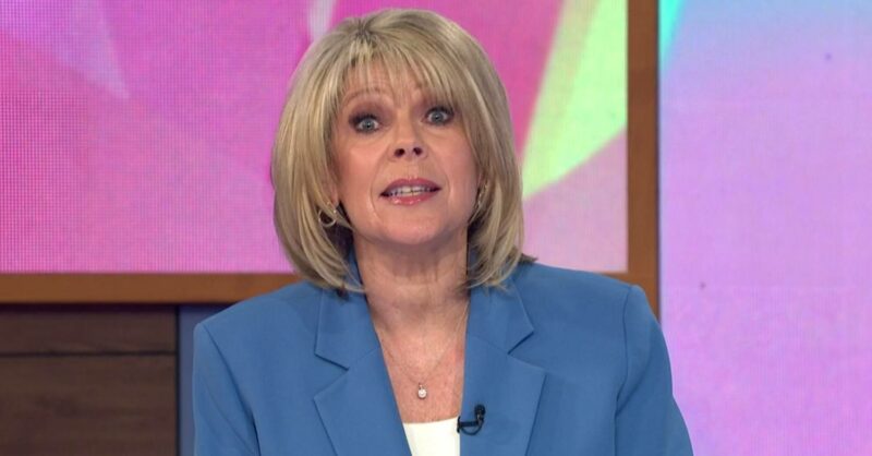 Ruth Langsford blows kisses in Holly Willoughby This Morning handover