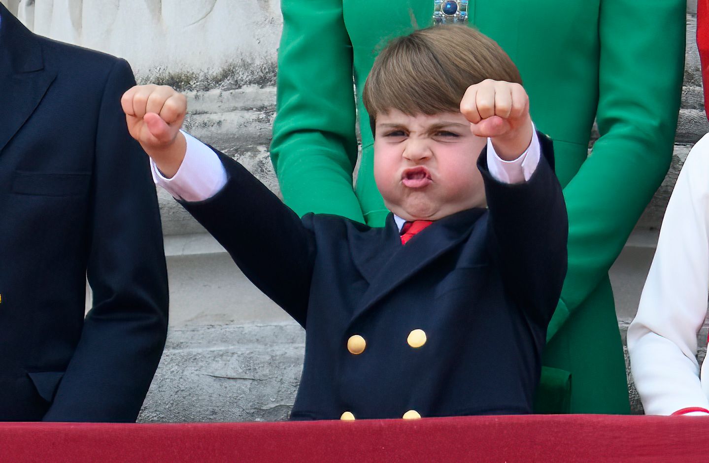 Prince Louis steals show at Trooping the Colour with cheeky antics