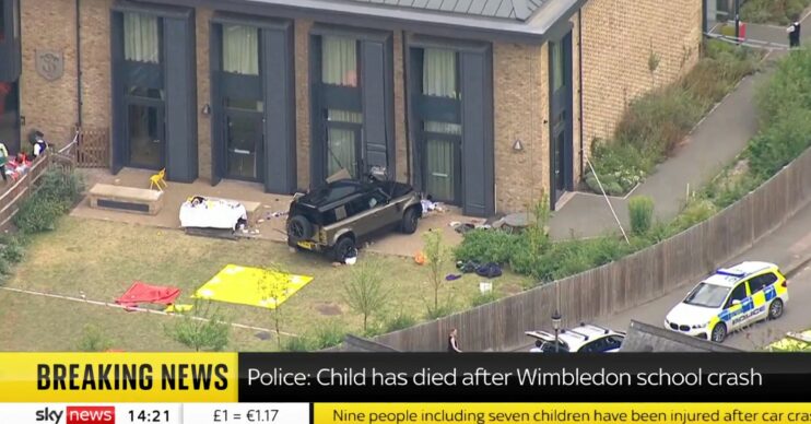 Child dies after Wimbledon car crash leaves several injured