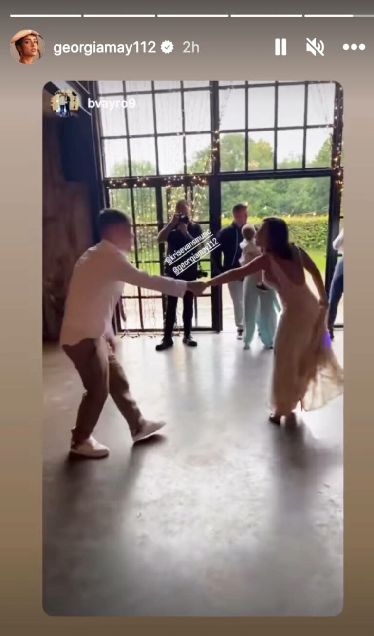 Georgia May Foote shares glimpses of wedding on Instagram