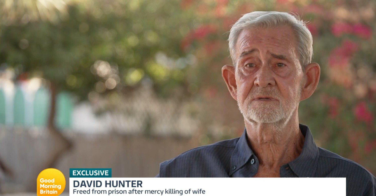 David Hunter reveals his wife's final words before he took her life