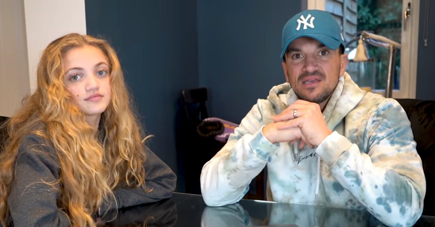 Peter Andre reassures Princess as she reveals GCSE grades