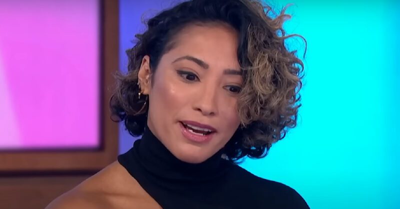 Strictly’s Karen Hauer looks downcast on live show after ‘split’