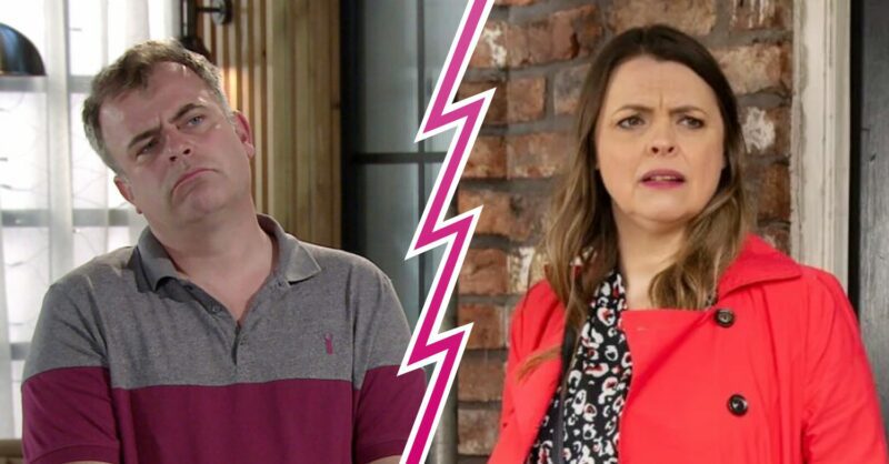 Coronation Street fans foresee Steve and Tracy's marriage collapse