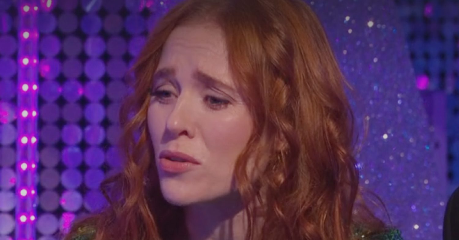 Strictly star Angela Scanlon in tears over elimination