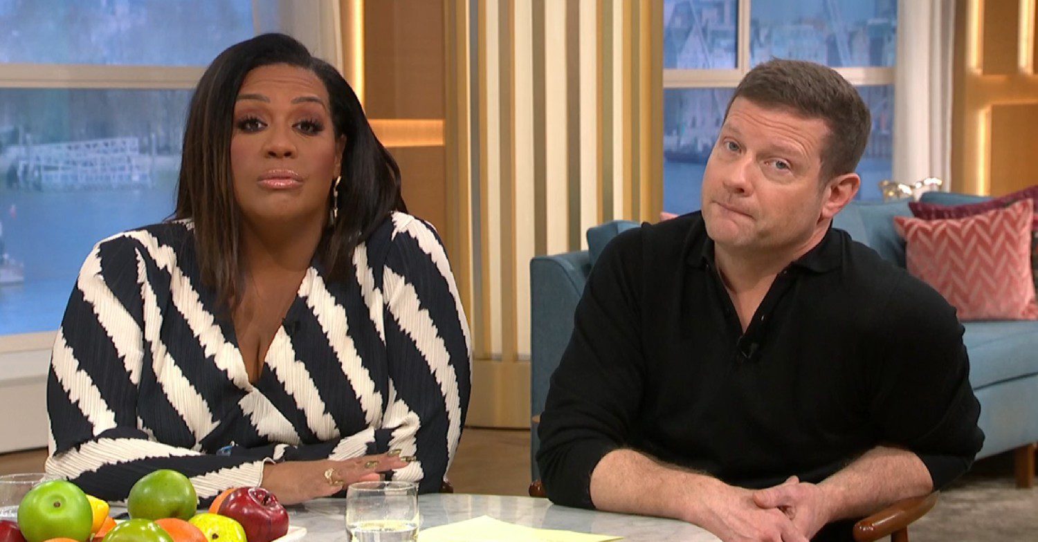 Alison and Dermot emotional announcing death of Derek Draper