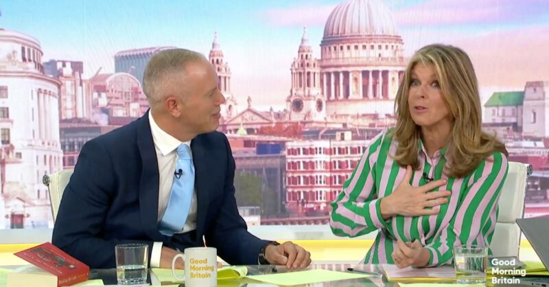 GMB today: Kate Garraway apologises to co-host Rob Rinder
