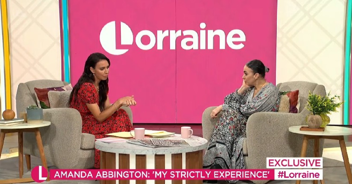 Amanda Abbington apologises in Lorraine interview over Strictly trolling