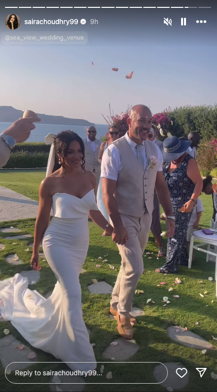 Coronation Street star Saira Choudhry celebrates wedding in Crete